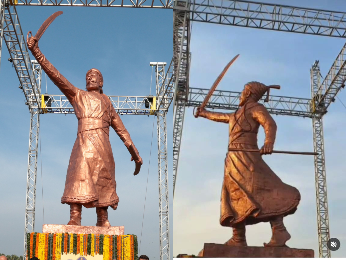 Shivaji Maharaj's Statue Re-Unveiled - Reporters Today English